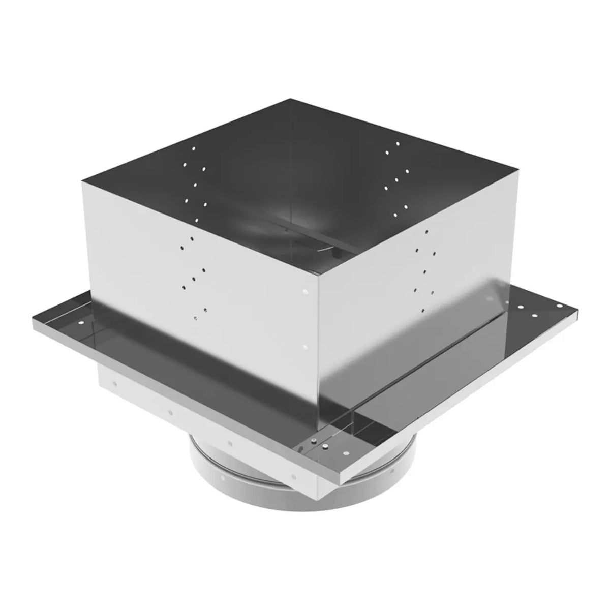 DuraVent DuraTech Unpainted Flat Ceiling Support Box | Chimney Parts ...
