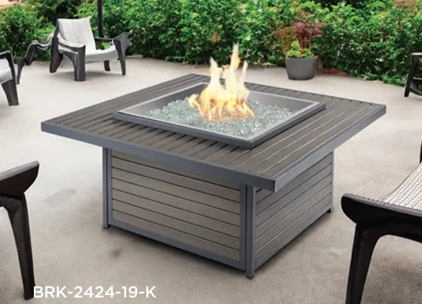 The Outdoor Greatroom Company Brooks Square Fire Table — Cozy Glow Stoves
