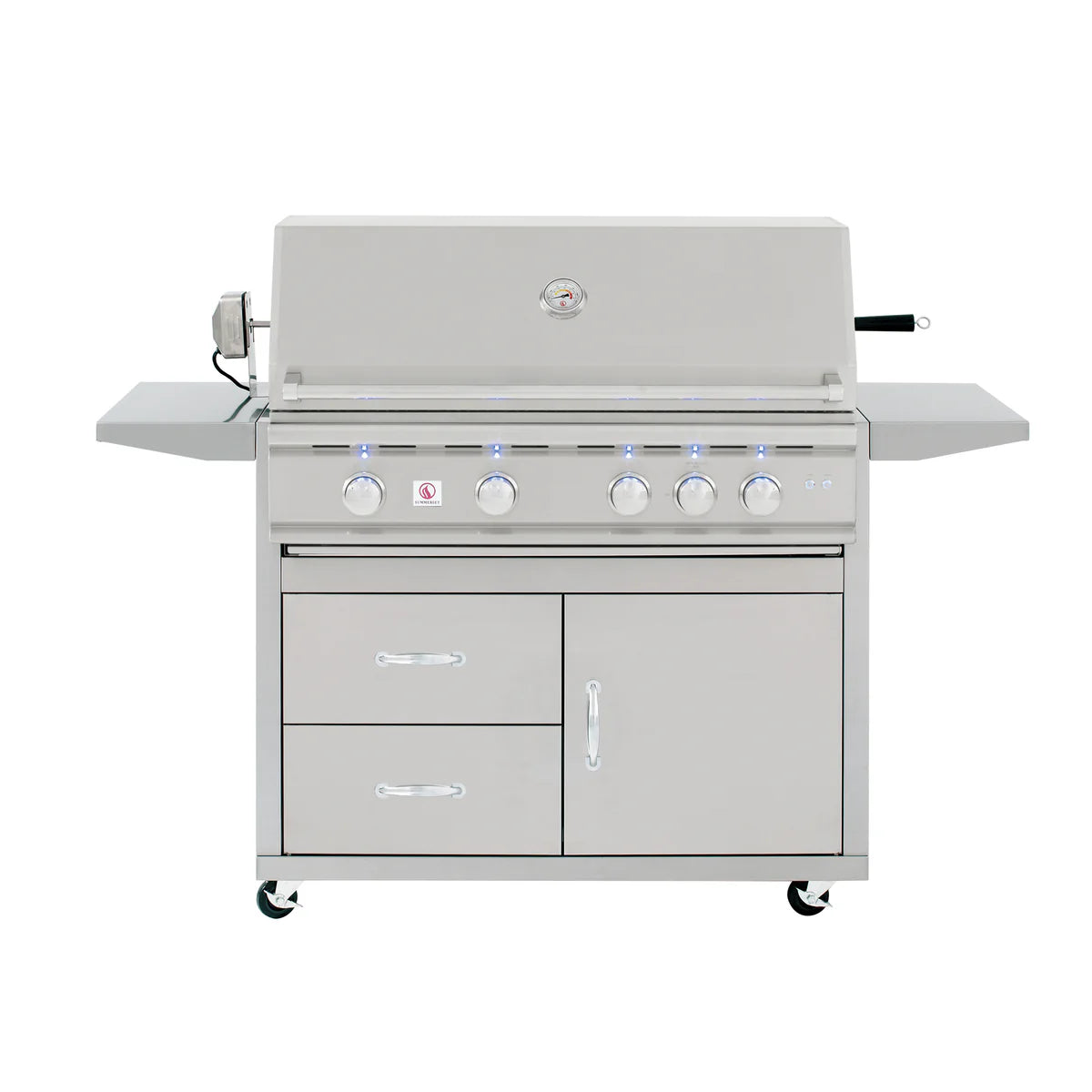 Summerset Grills TRL 38-inch Freestanding Gas Grill with Deluxe Cart ...